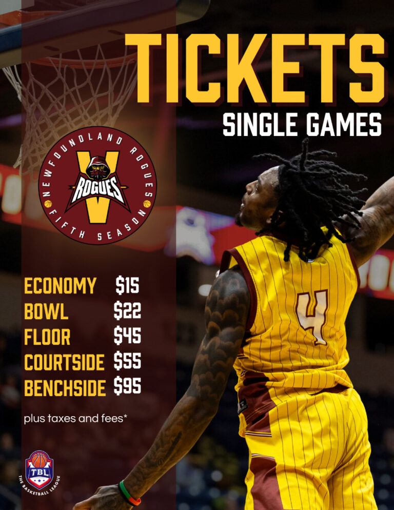 Single Tickets - The Newfoundland Rogues