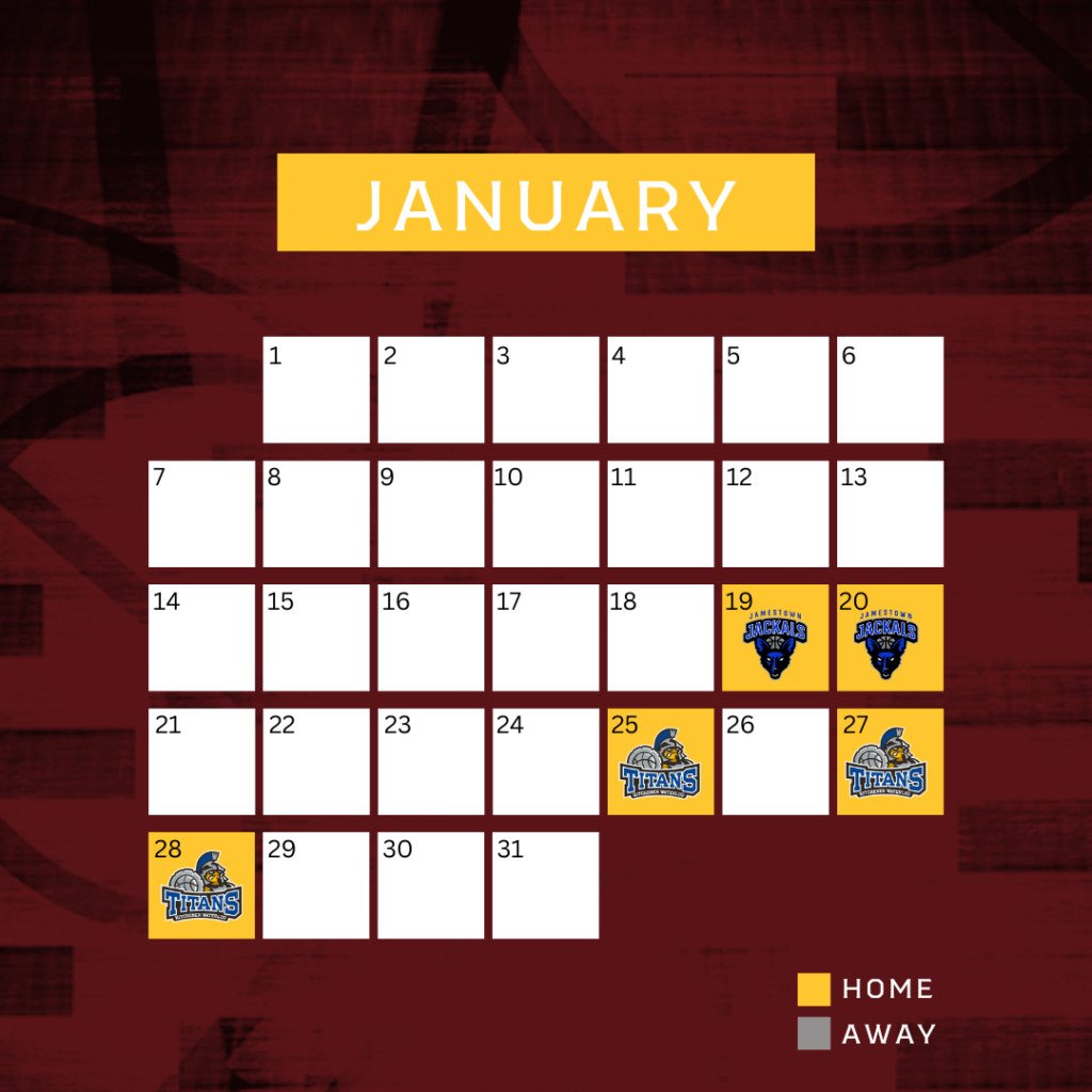 Schedule - The Newfoundland Rogues